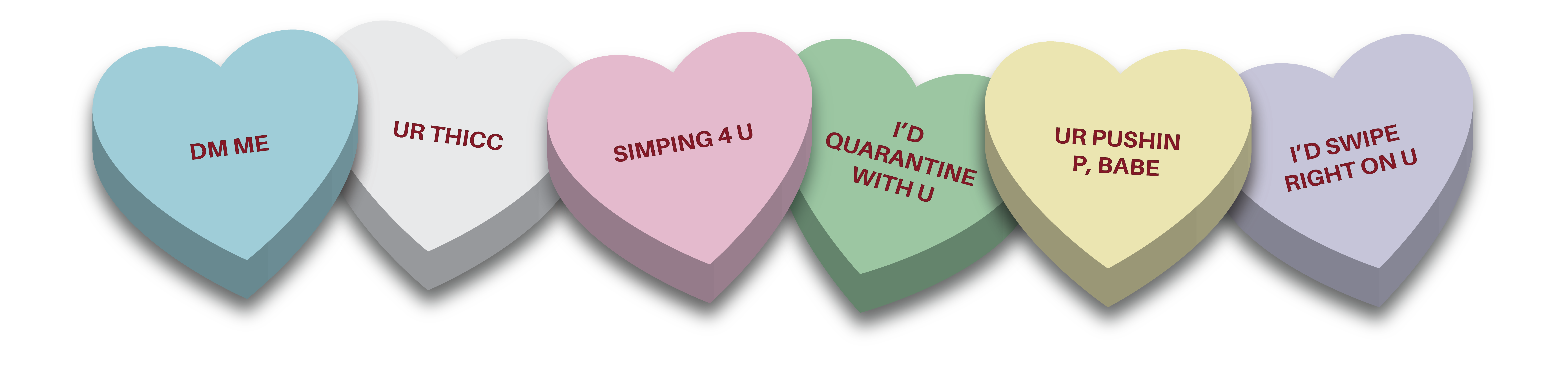 Transparent Conversation Hearts