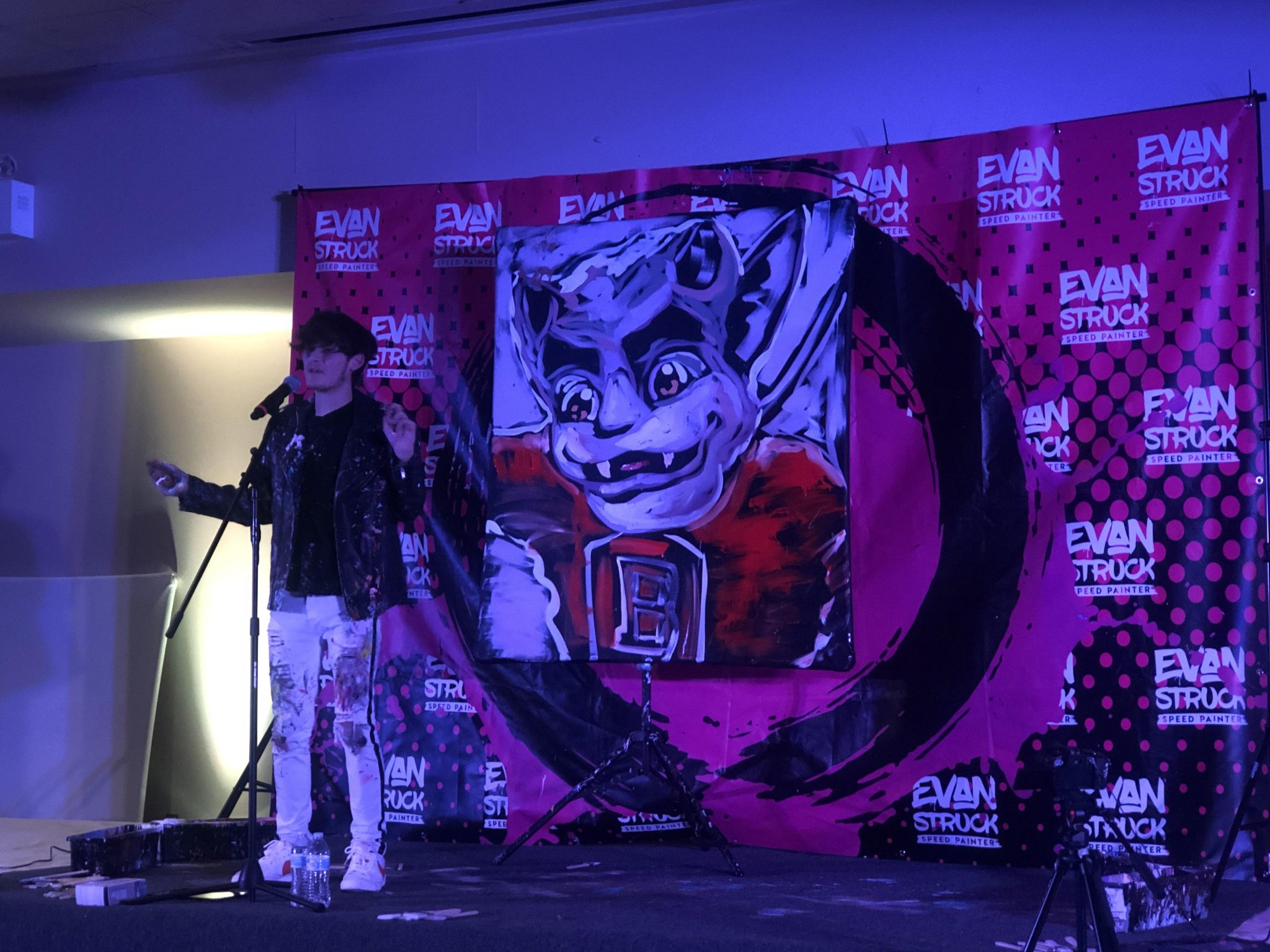 ACBU hosts speed painter Evan Struck for a colorful experience – The ...